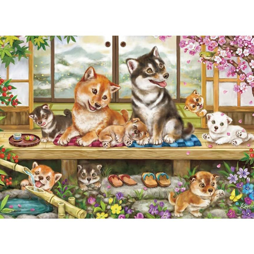 Jigsaw Puzzle 33-210 Shiba no Engawa Jikan 300 Pieces
