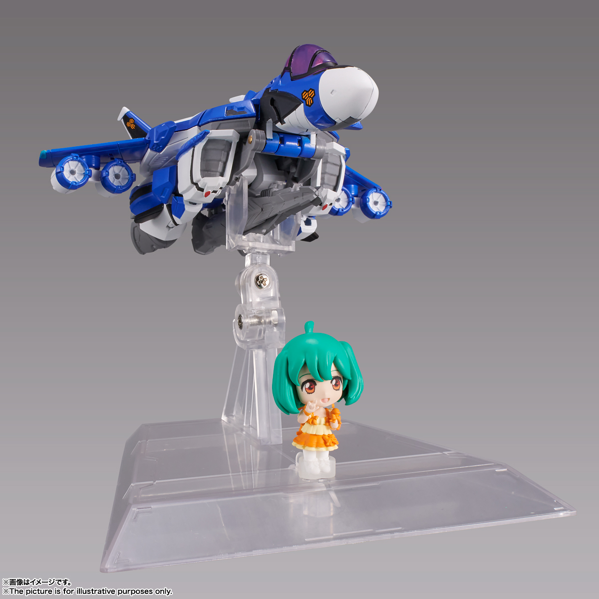TINY SESSION VF-25G Messiah Valkyrie (Michelle Machine) with Ranka