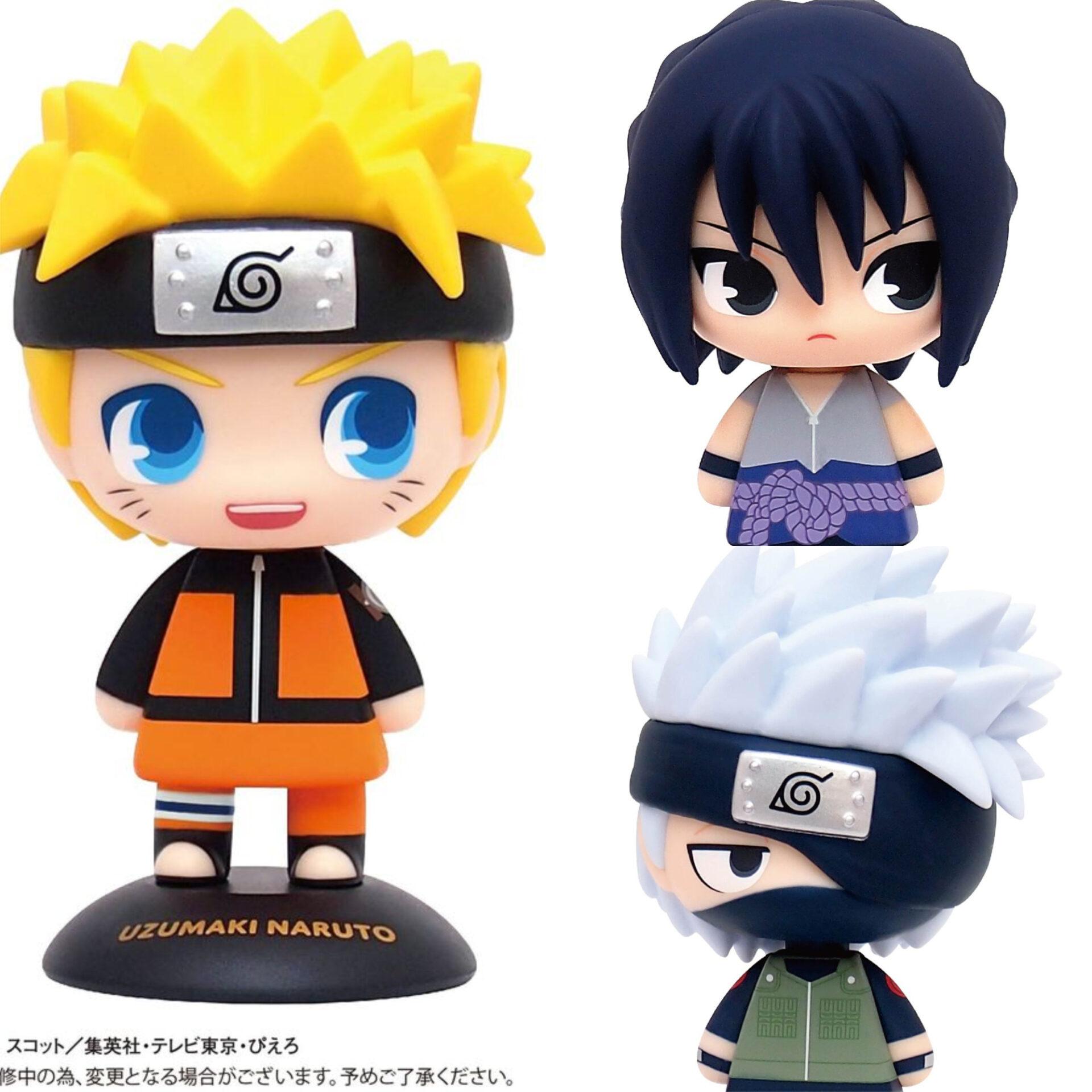 Yurayura Head Kakashi Hatake & Sasuke Uchiha & Naruto Uzumaki Reissue