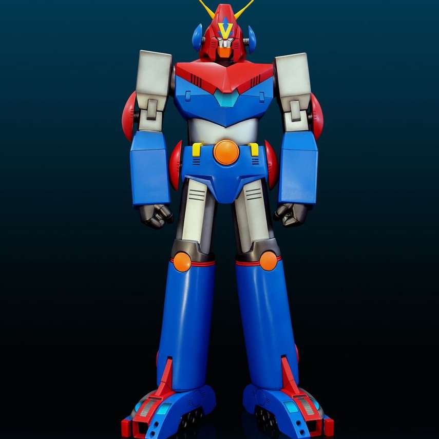 Chodenji Robo Combattler V Mega Sofubi Kit Reprint Edition