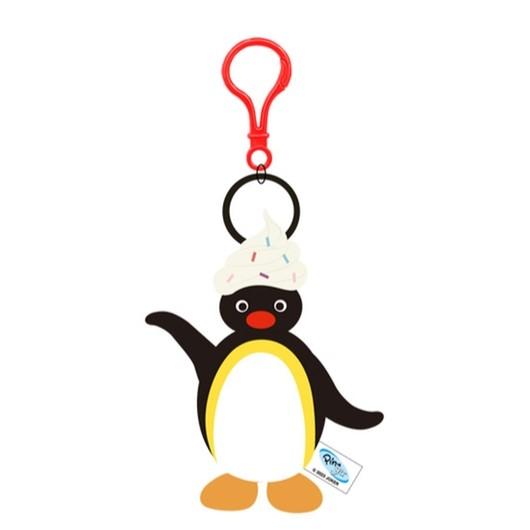 Pingu Moko Moko Mascot Keychain Cream moehime-japantoys