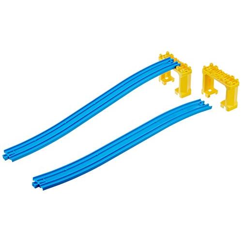 Plarail R-06 New Slope Rail (2 pieces with 2 block piers) moehime-japantoys