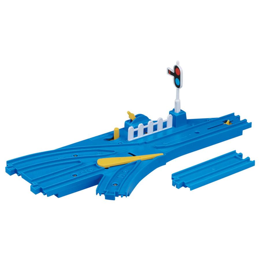 Plarail R-16 Automatic point rail (with one 1/2 straight rail) moehime ...