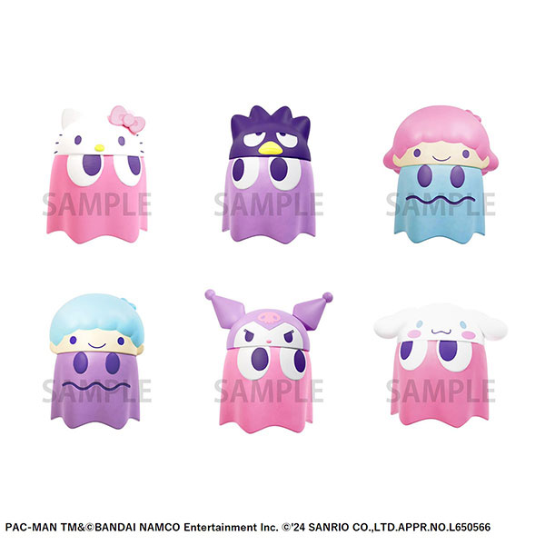 Pac-Man x Sanrio Characters Chibi Collect Figure Vol.2 Box moehime ...