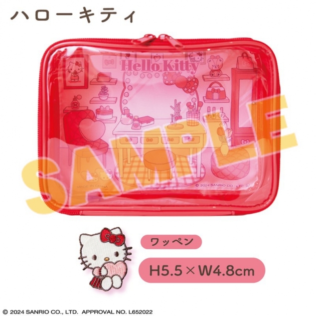 Hello Kitty patch Pouch moehime-japantoys