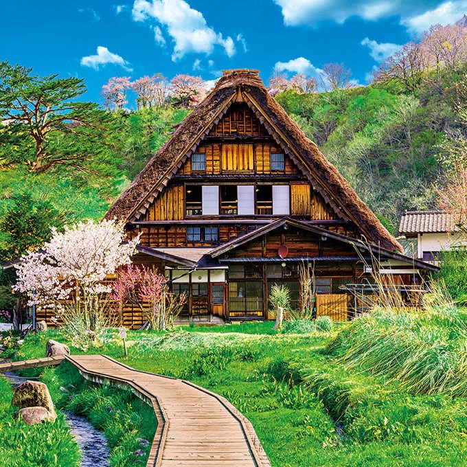 Jigsaw Puzzle 1000-085 Beautiful Gassho-style Shirakawa-go 1000 Pieces