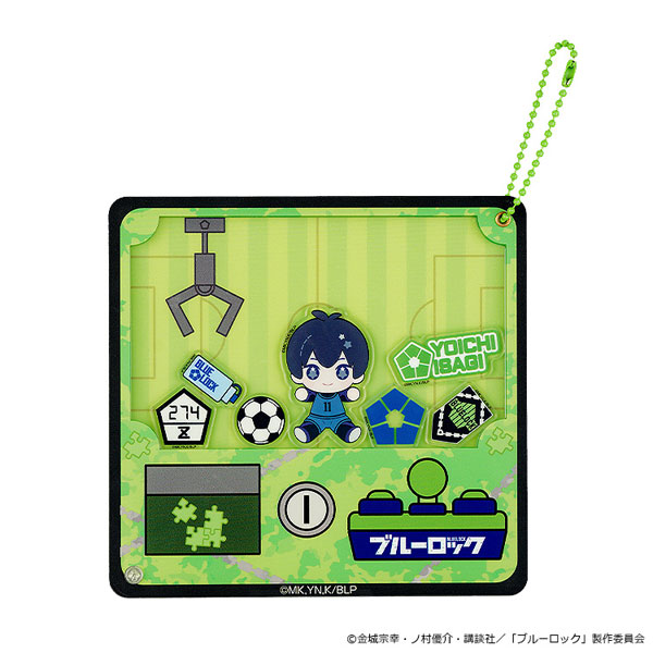 HUGGY Series Claw Machine Acrylic Keychain Bluelock Yoichi Isagi moehime-japantoys