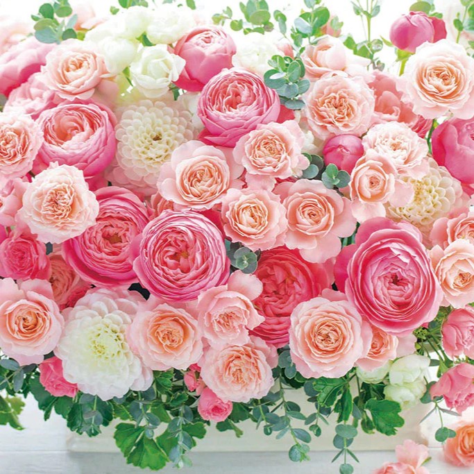 Jigsaw Puzzle Heart-Pounding Rosy Pink 1000 micro pcs