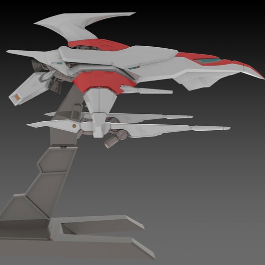 Darius SILVER HAWK 3F-1B SPACE FIGHTER 1/144