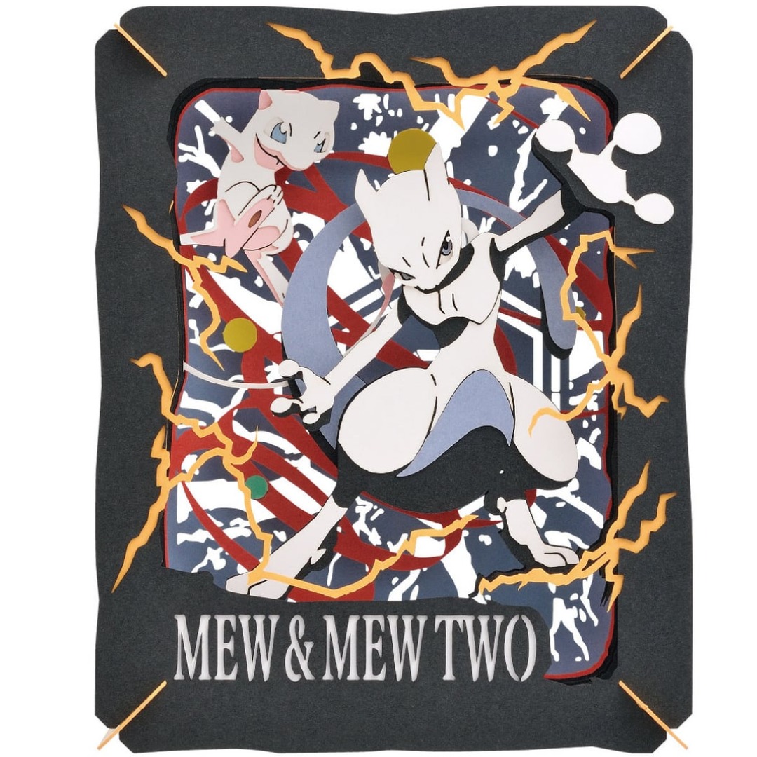 PAPER THEATER PT-072 Pokemon Sun & Moon Paper Theater Mew Two